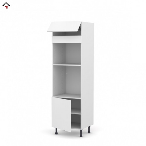 Caisson bas armoire complet four + mo L60 H204 (hors pieds ...